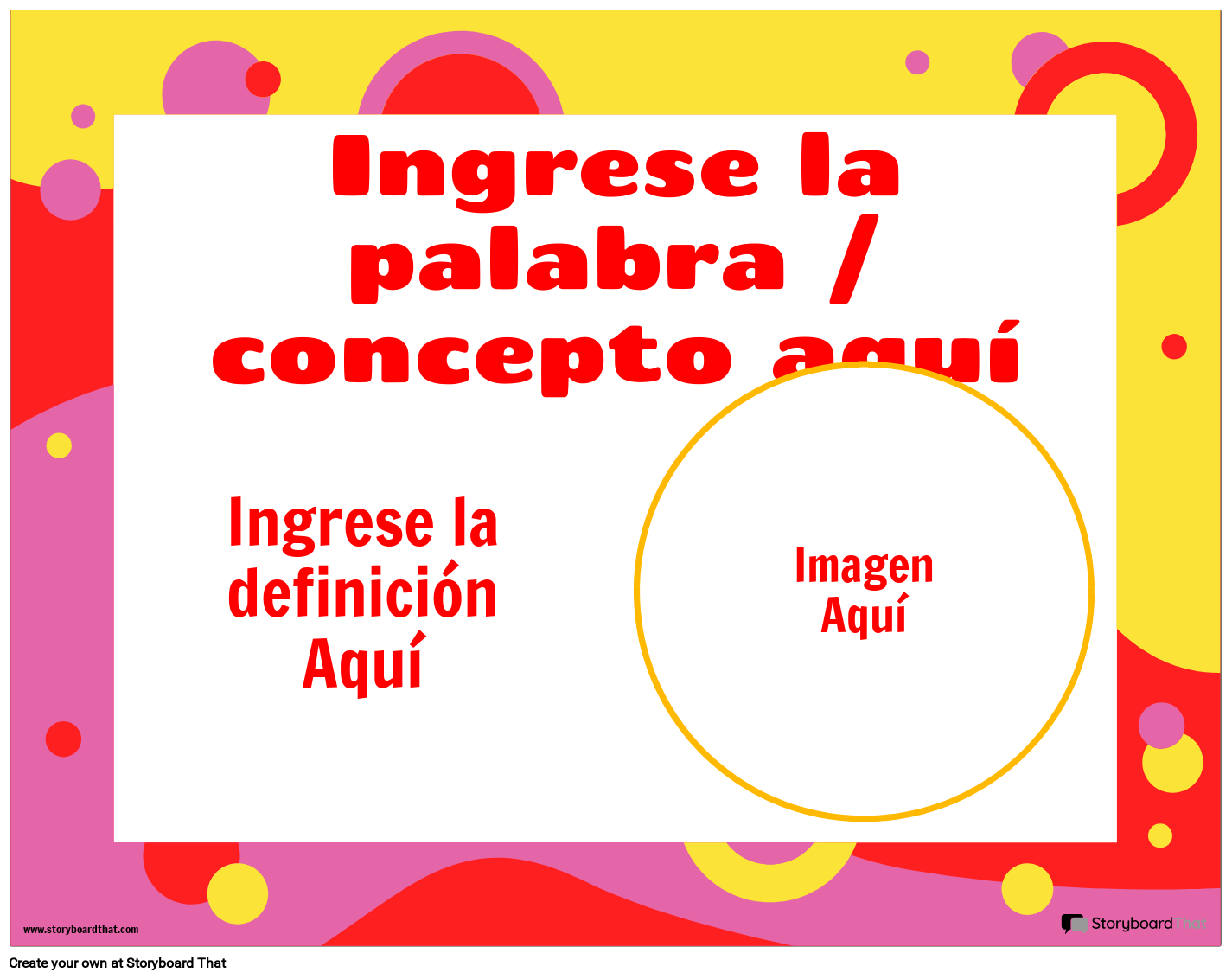 Pared de Palabras 4 Storyboard por es-examples