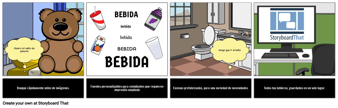 PECS Boards Beneficios en el Storyboard That Storyboard