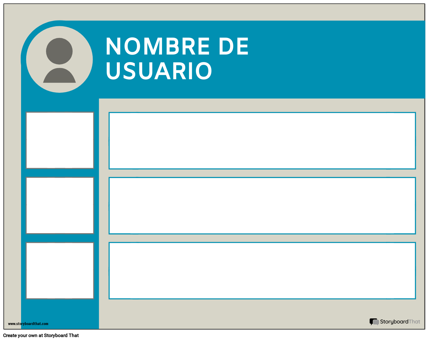 Persona de Usuario 2 Storyboard by es-examples Persona de Usuario 2 Storyboard by es-examples