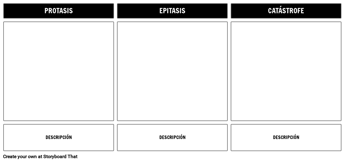 Plantilla de Estructura de 3 Actos Storyboard por es-examples
