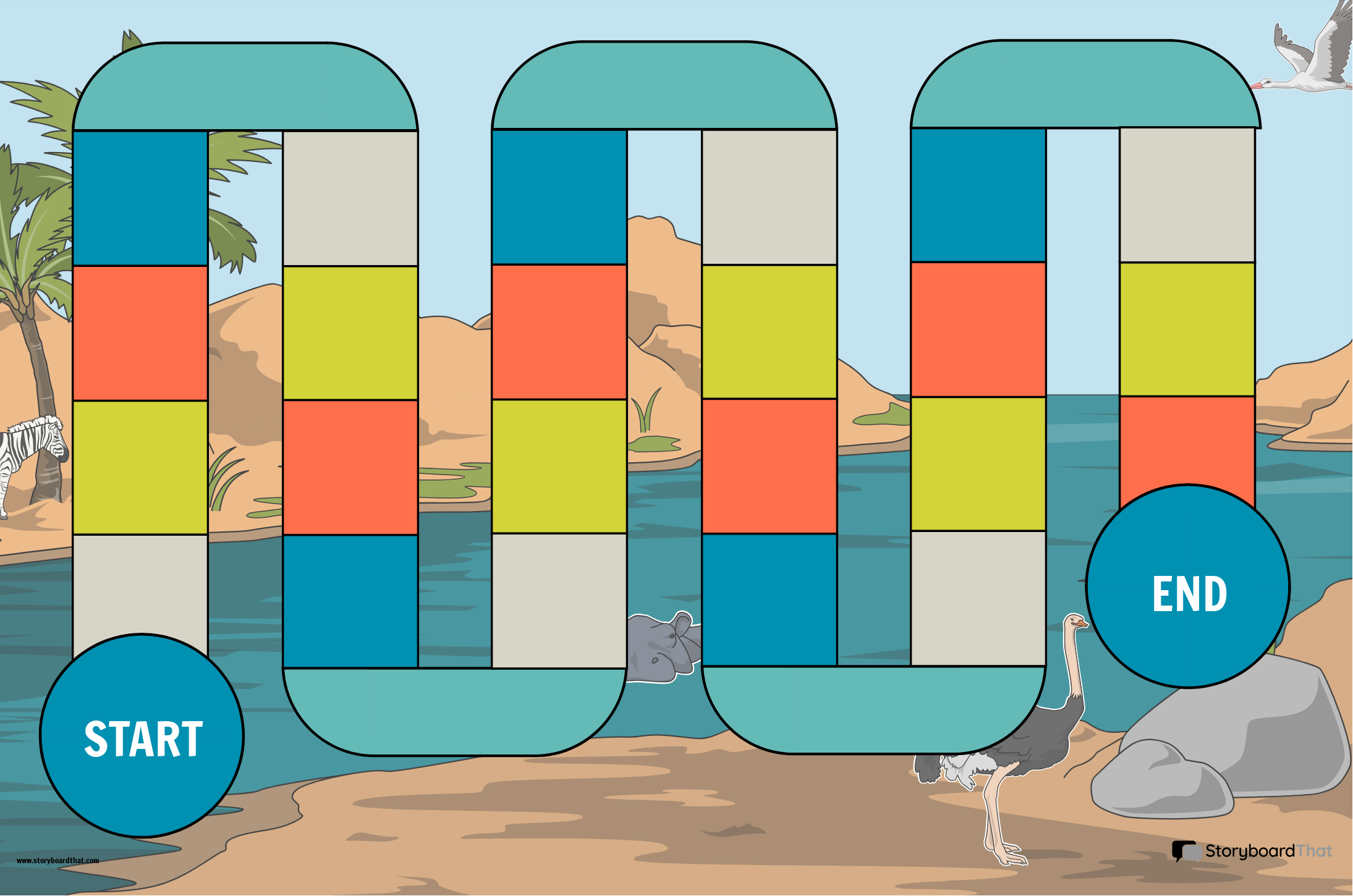 Plantilla de Juego de Mesa 3 Storyboard por es-examples