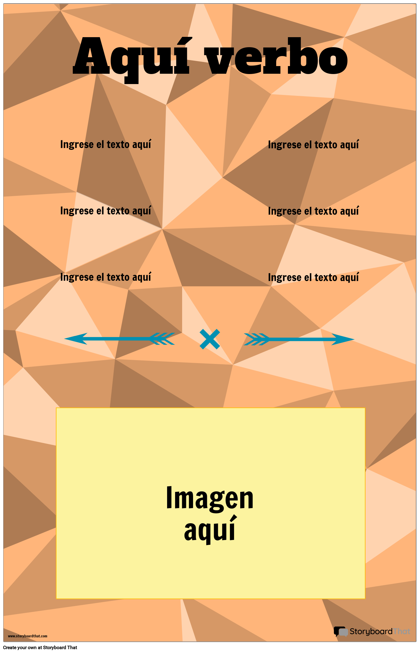 P ster Conjugaci n Vertical Del Verbo Storyboard P ster Conjugaci n Vertical Del Verbo Storyboard