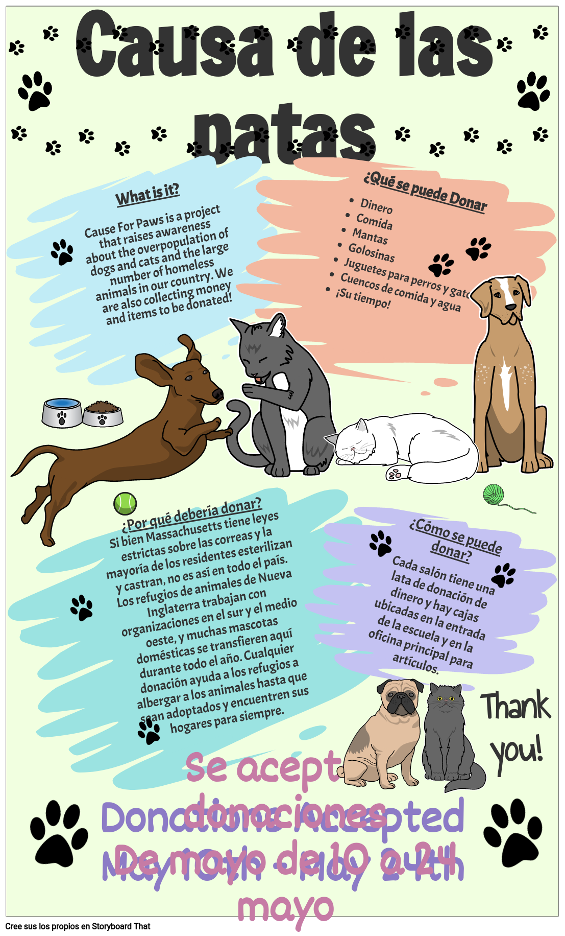 Póster PBL Storyboard ידי es-examples