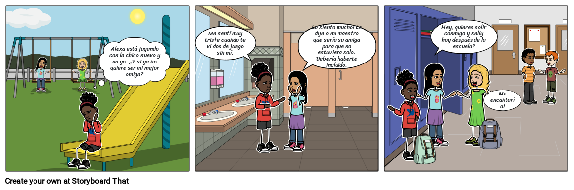 Relaciones Saludables Storyboard por es-examples