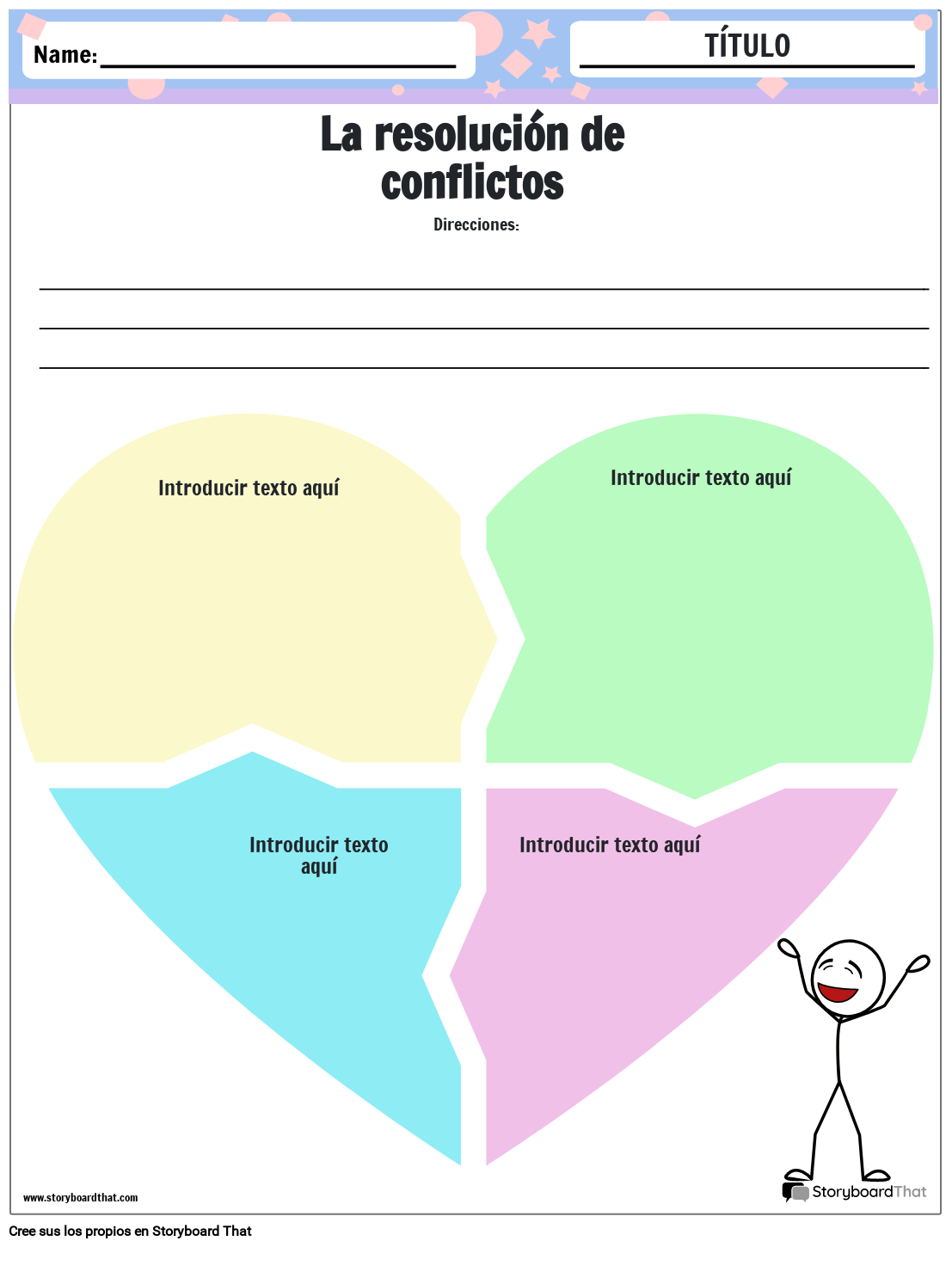 Resolución de Conflictos en el Aula Storyboard