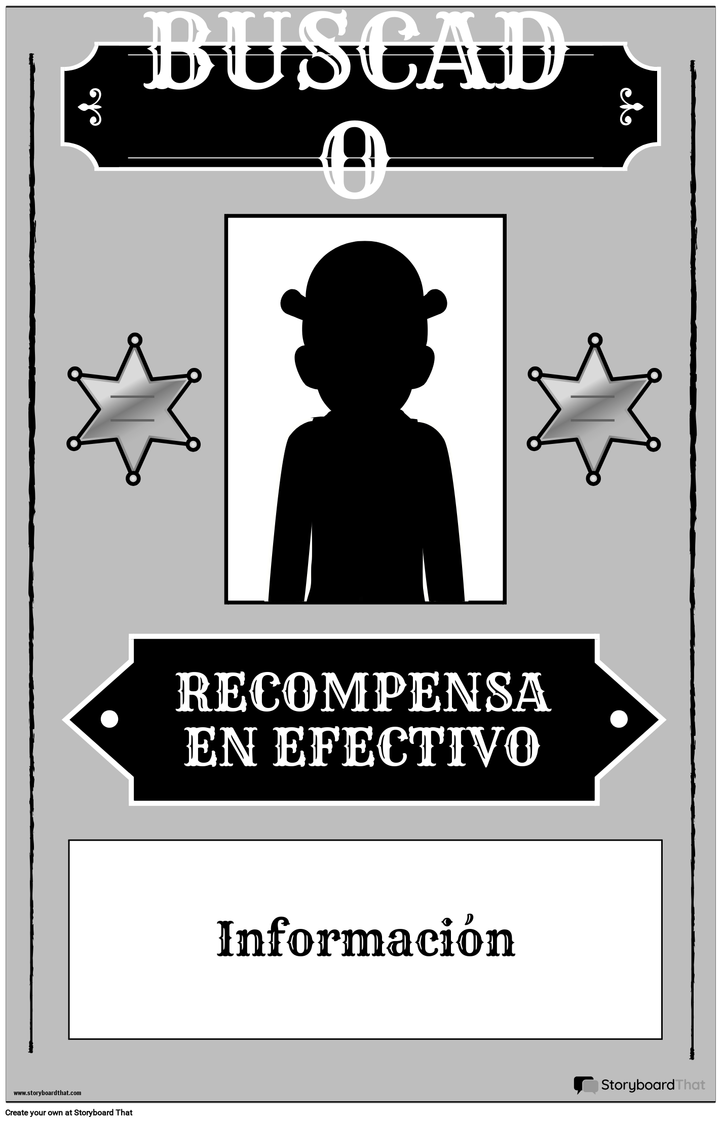 Crear Pósters Buscados | Plantilla de Póster Buscado