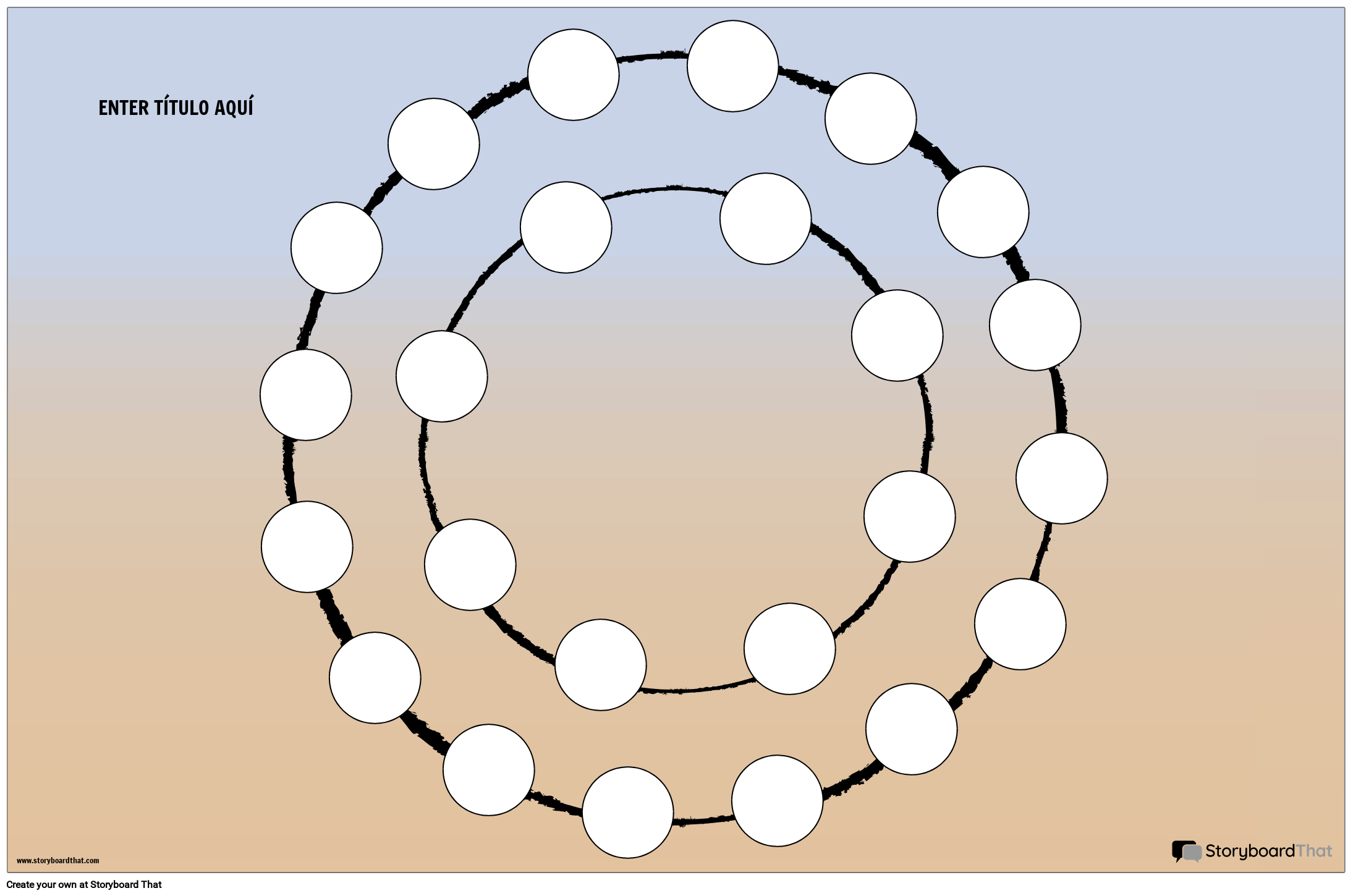 Tablero de Juego de Círculo Storyboard por es-examples