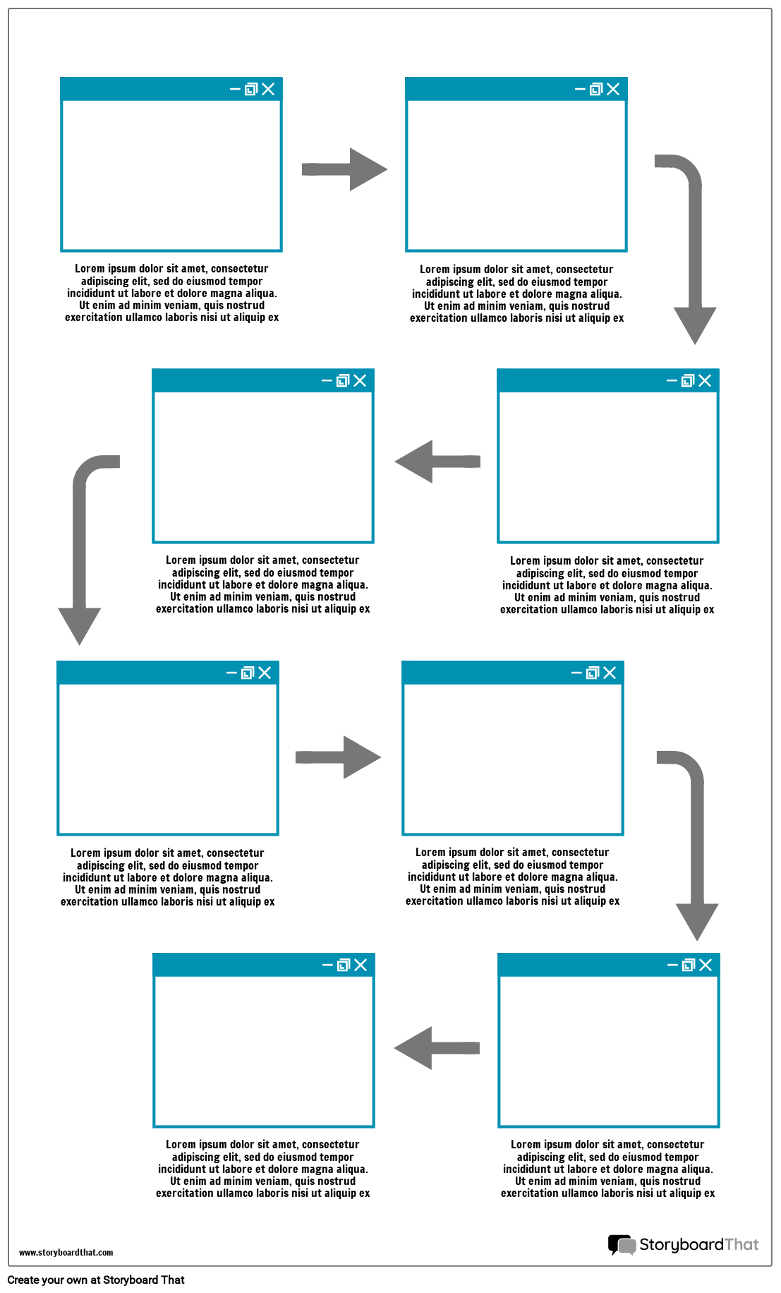 User Flow-Wireframe-3 Storyboard por es-examples