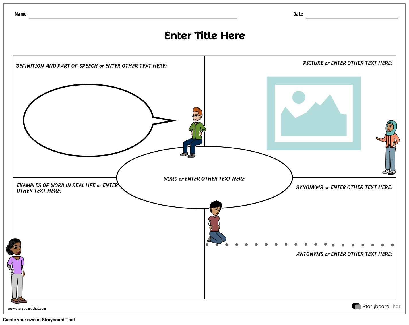 Vocabulario 10 Storyboard por es-examples