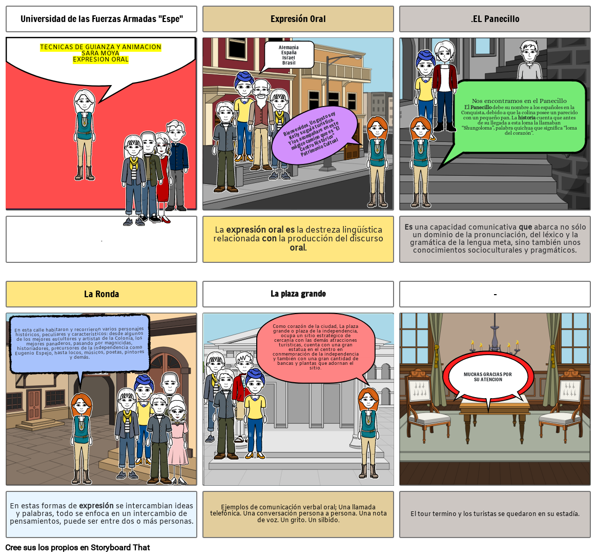 ESPRESION ORAL COMIC Storyboard by espinosa92885
