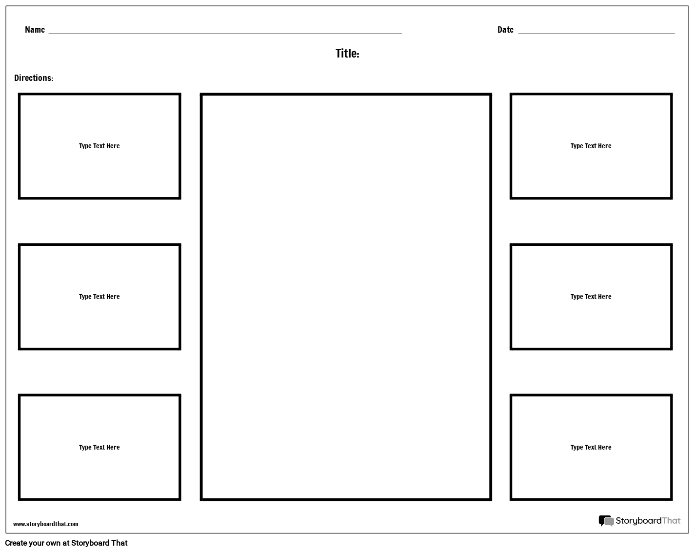 6 Sildid Storyboard par et-examples