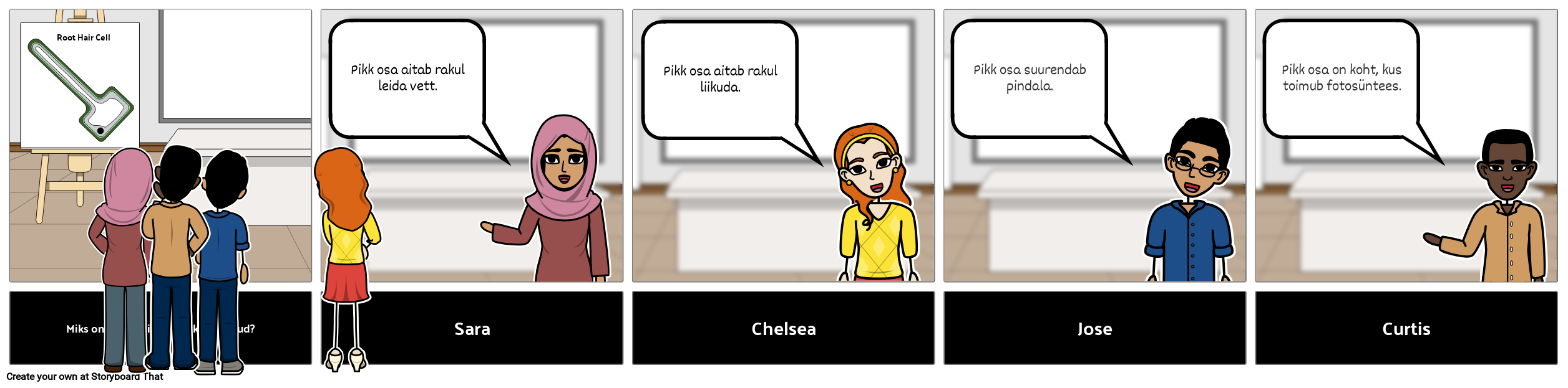 Arutelud - MS - Spetsiaalsed Rakud Storyboard por et-examples