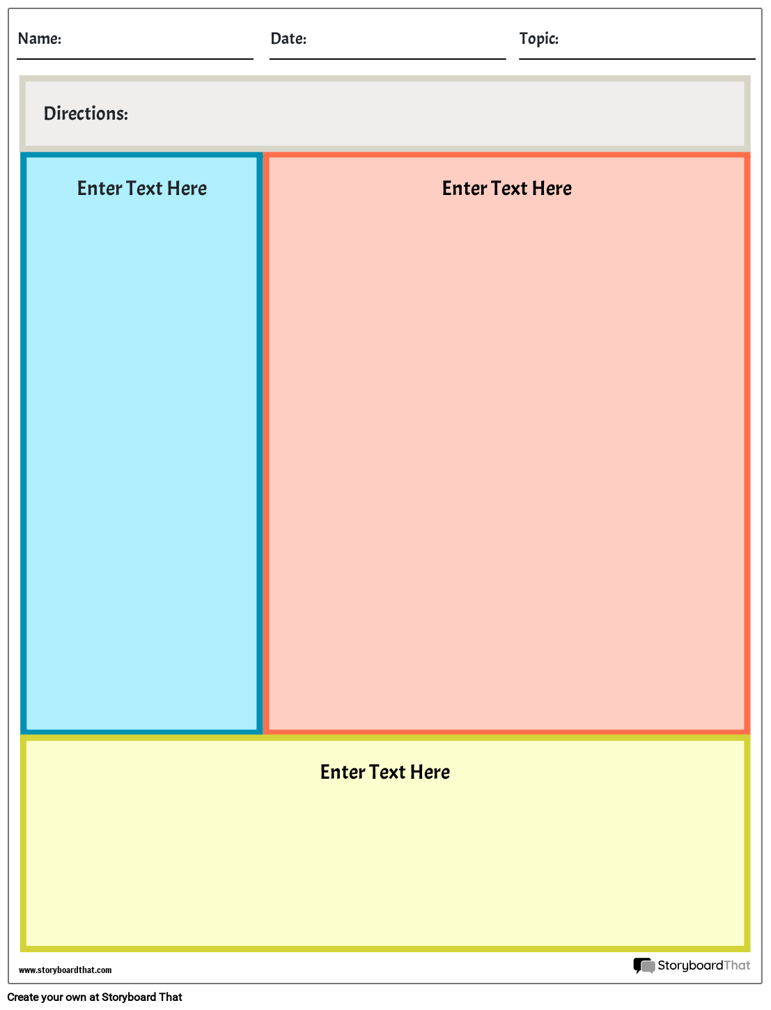 Cornell Notes Portrait Color 1 Storyboard por et-examples
