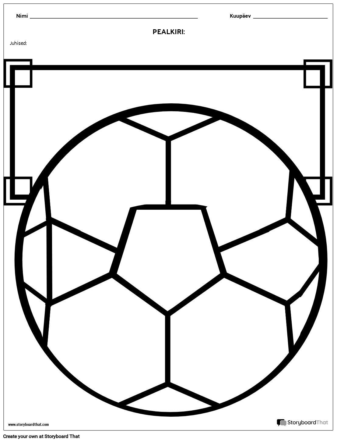 Jalgpall Storyboard por et-examples