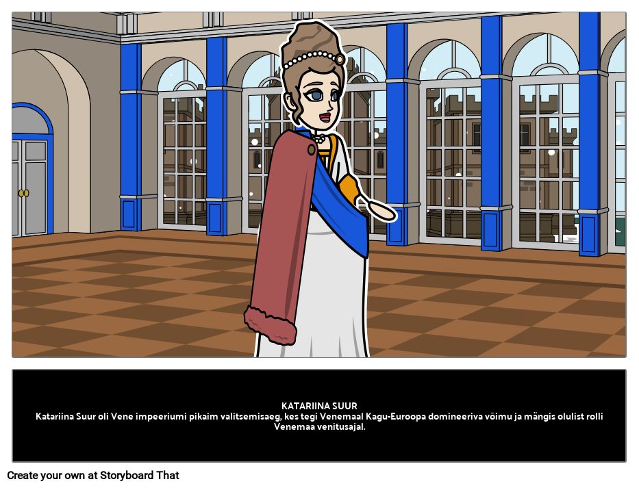 Katariina Suur Storyboard od Strane et-examples