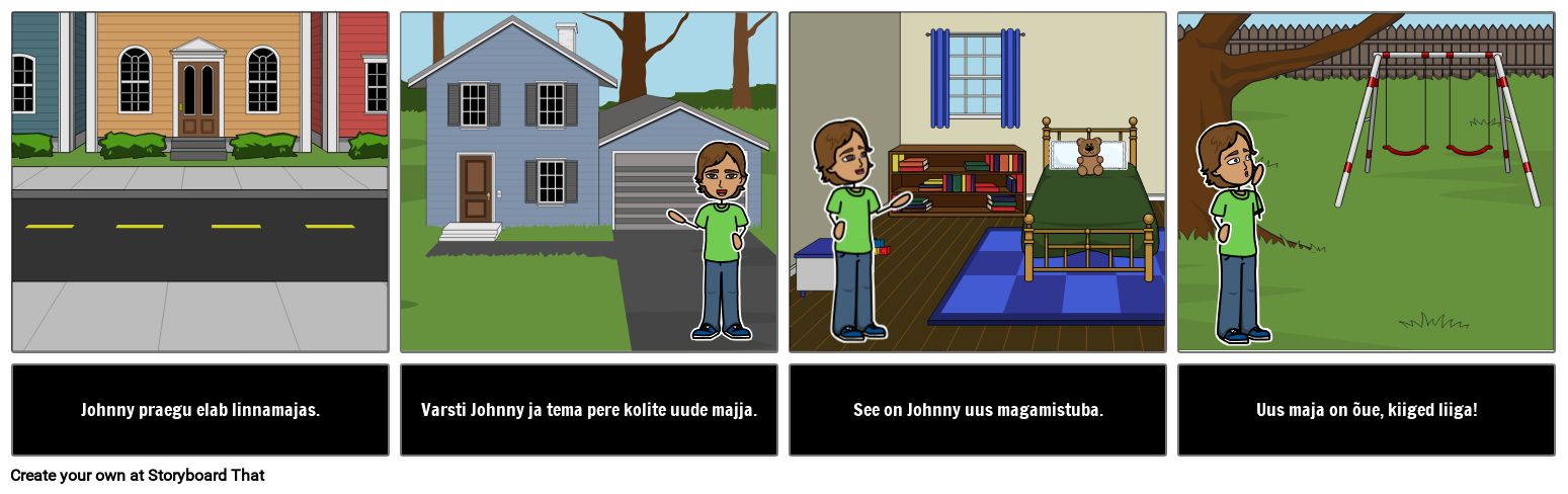 Kolimine Uus House Storyboard por et-examples