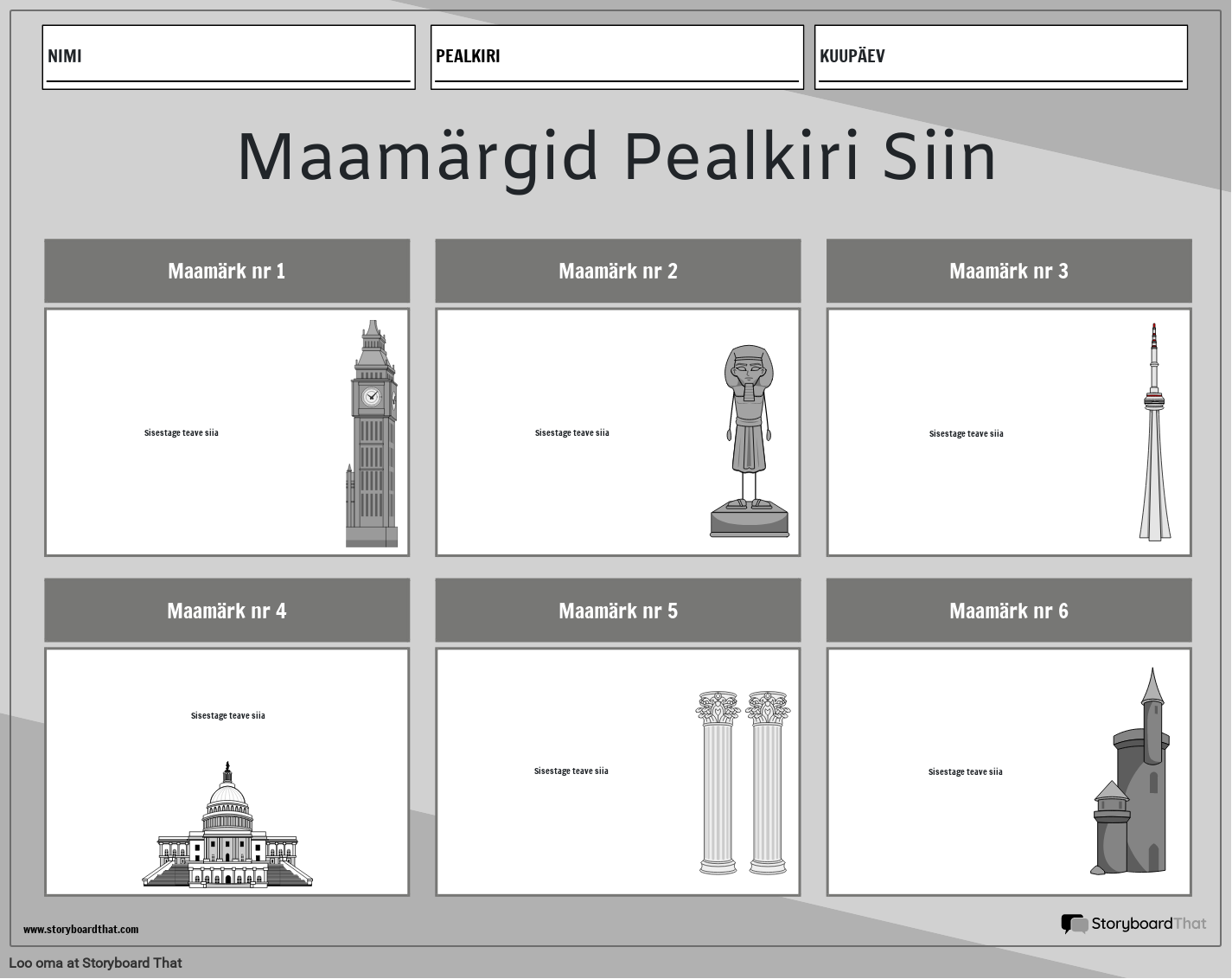 Lan Mar maastik must-valge 4 Storyboard por et-examples