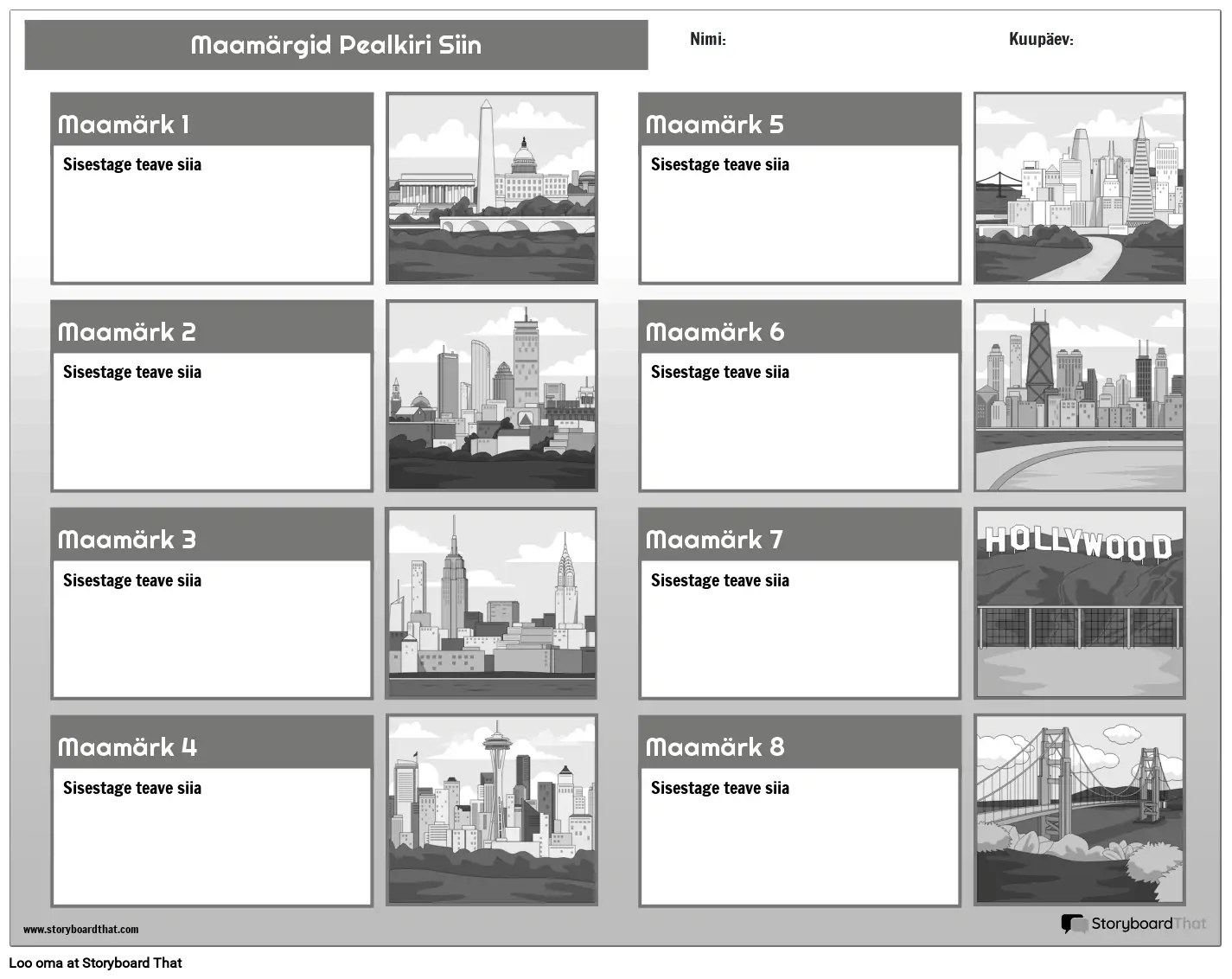 Lan Mari maastik must-valge 3 Storyboard por et-examples