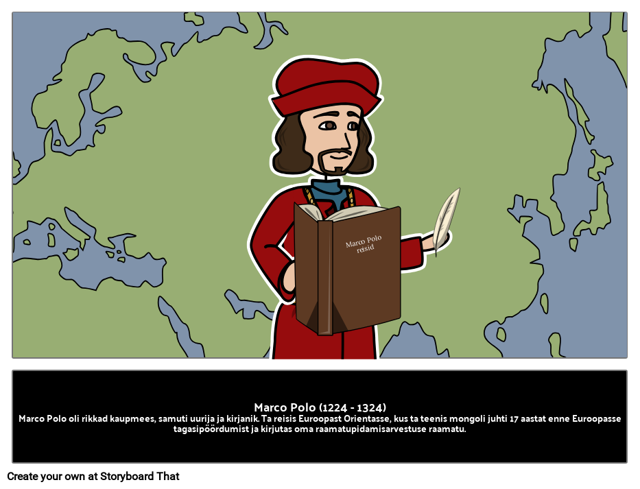 Marco Polo Storyboard par et-examples