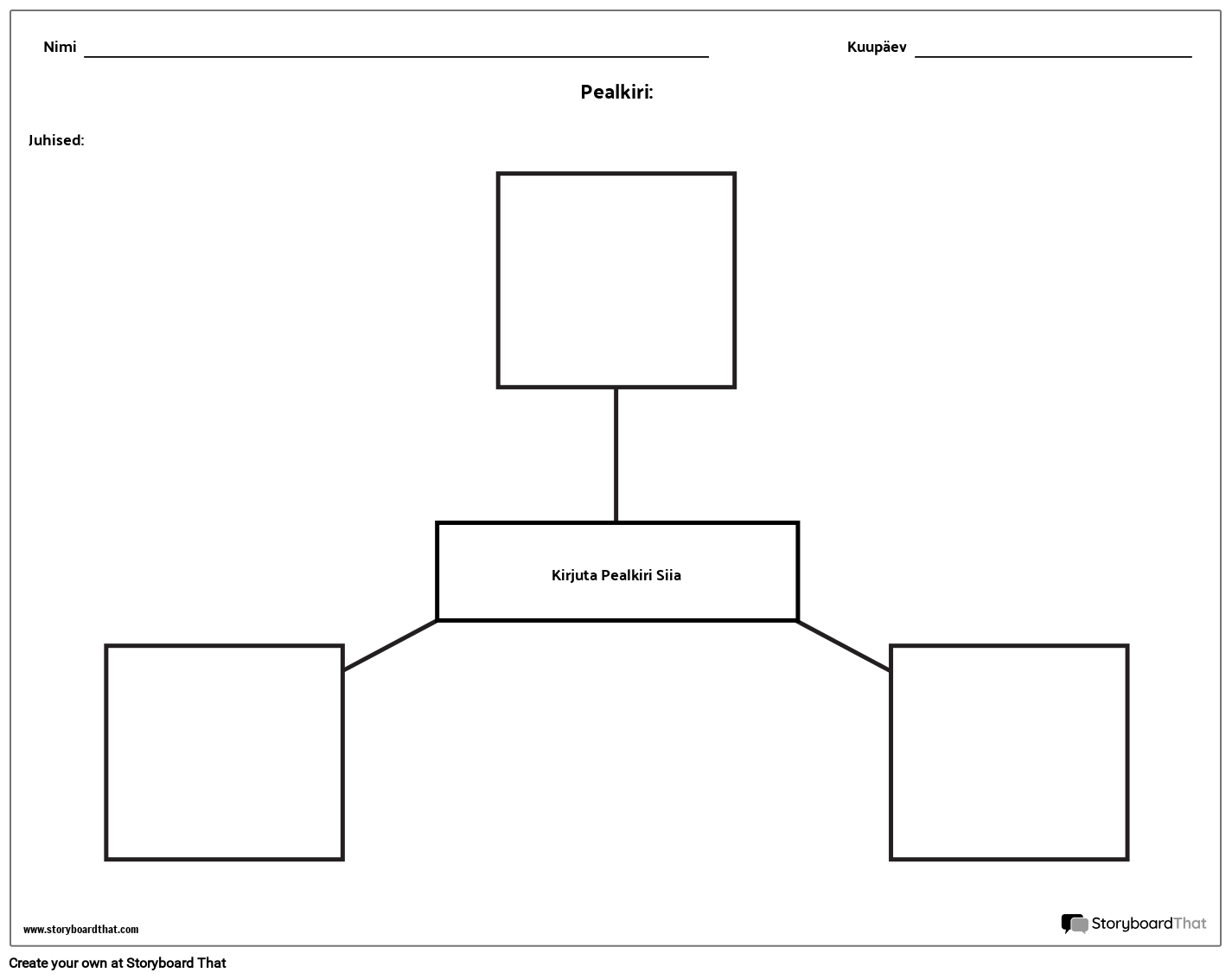 Spider Map - 3 Storyboard por et-examples