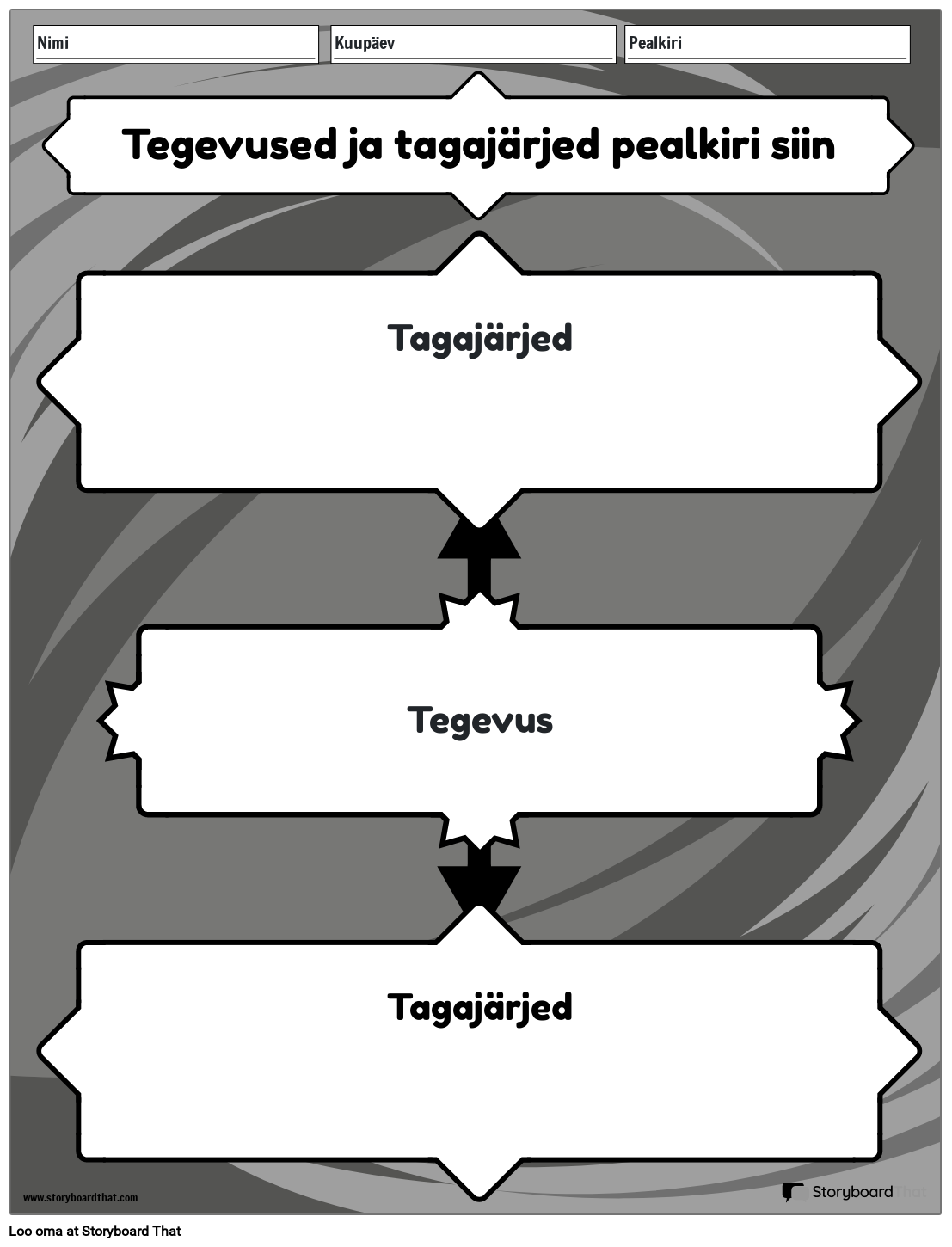 Tegu ja Miinused Mustvalge Maastik 3 Storyboard