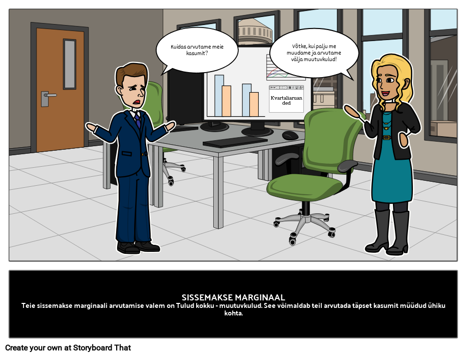 Toetuse Marginaal Storyboard por et-examples