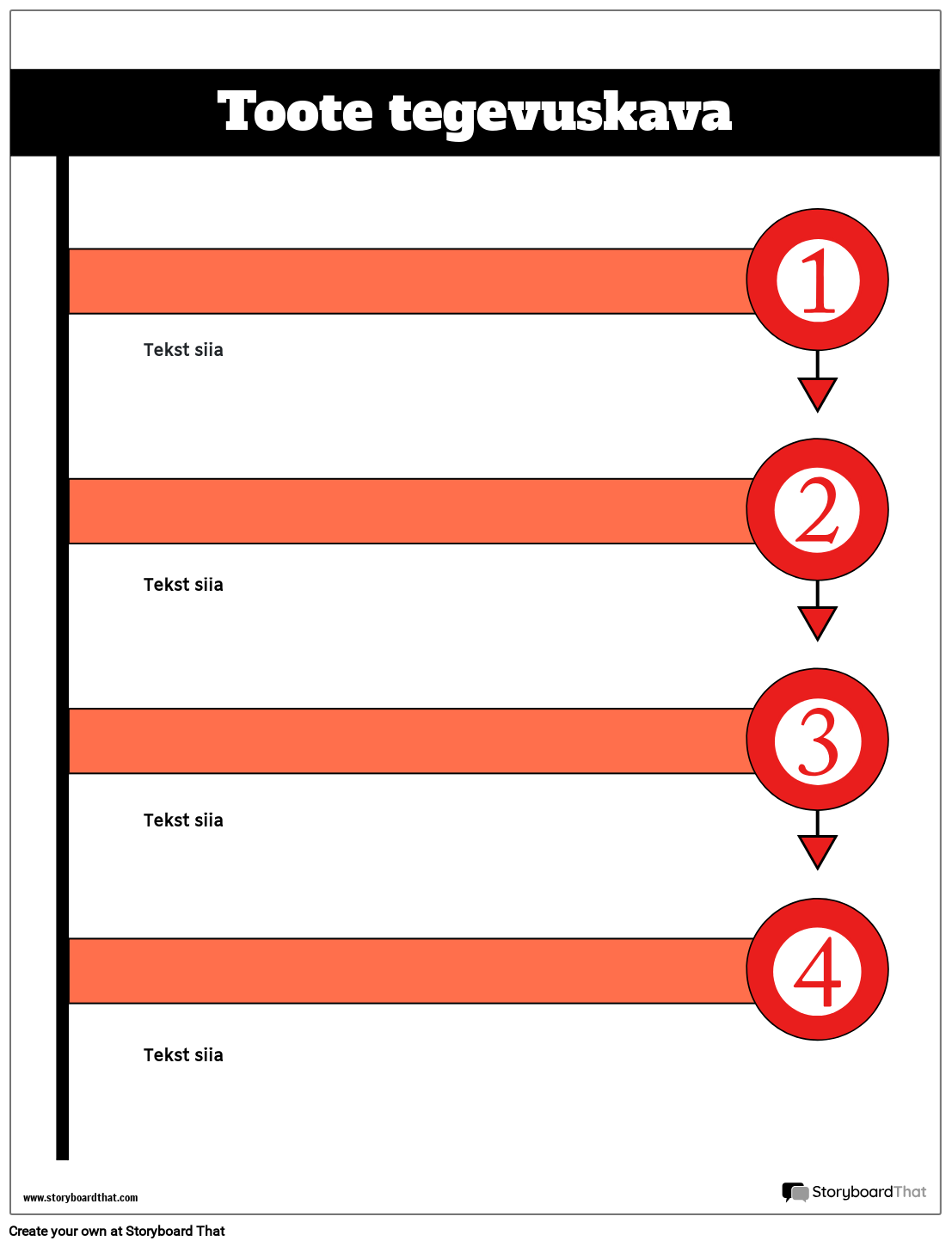 Toote Tegevuskava 2 Storyboard par et-examples