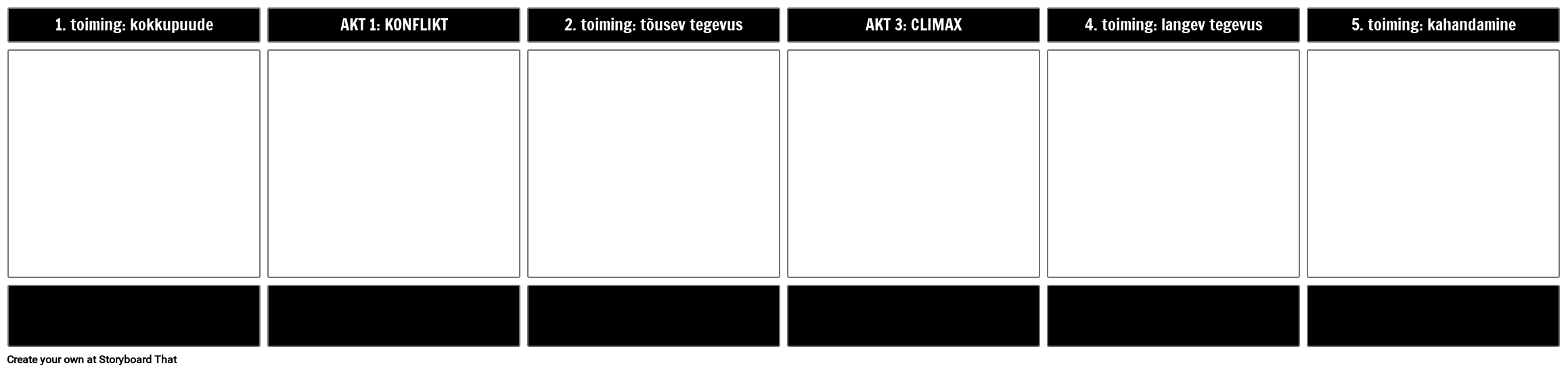 Viis Seaduse Struktuuri Malli Storyboard por et-examples