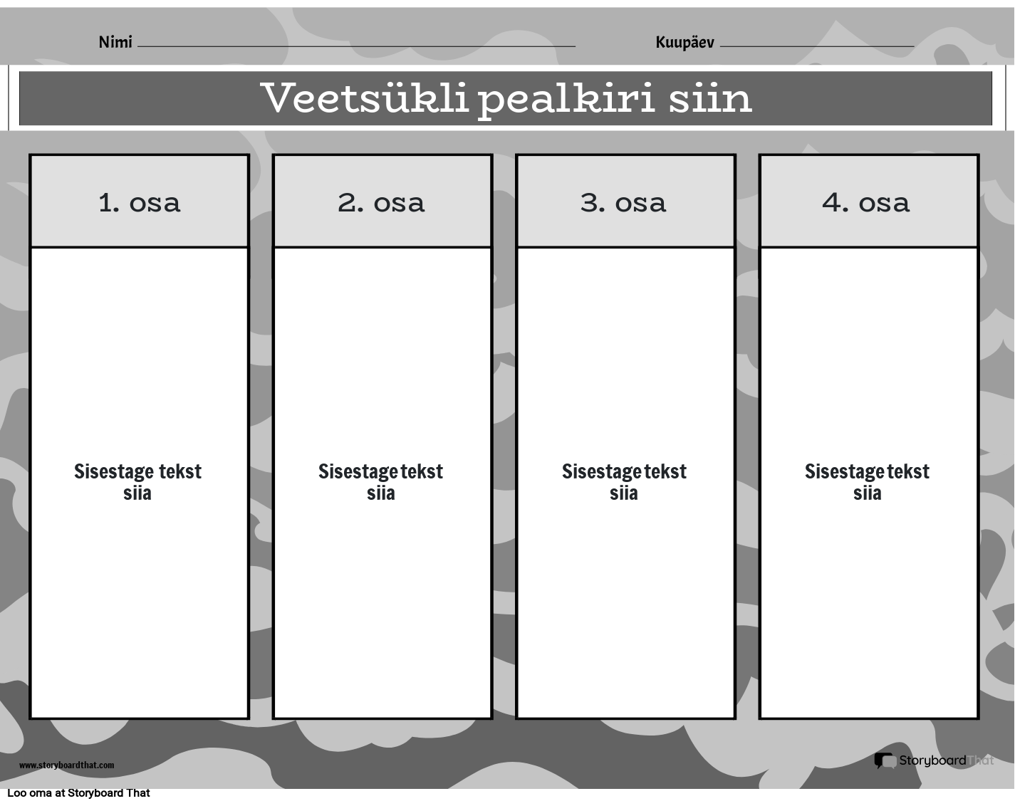 WC Maastik Must-valge 2 Storyboard por et-examples