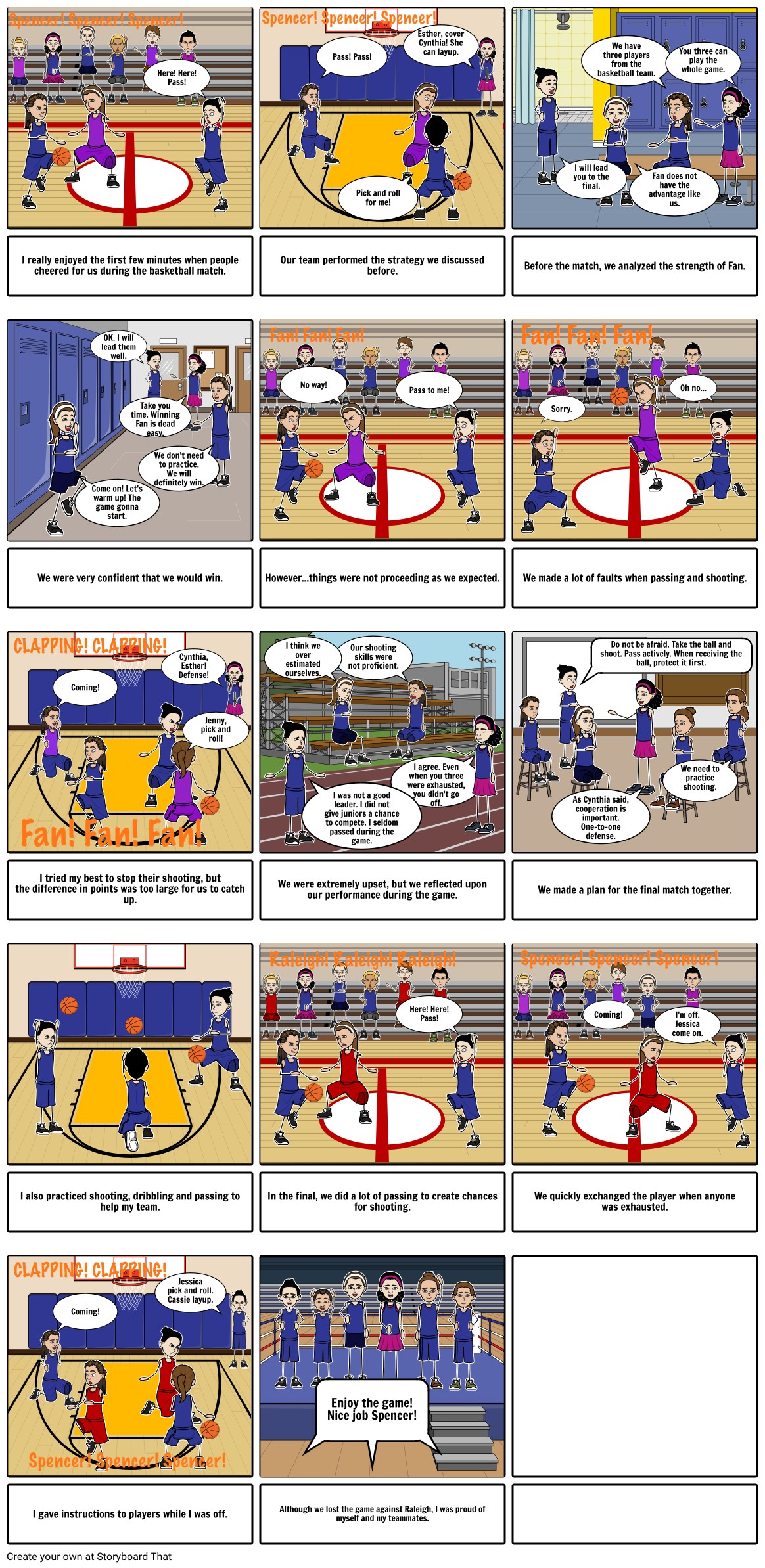 Basketball1 Storyboard por evannnnnnnnnn