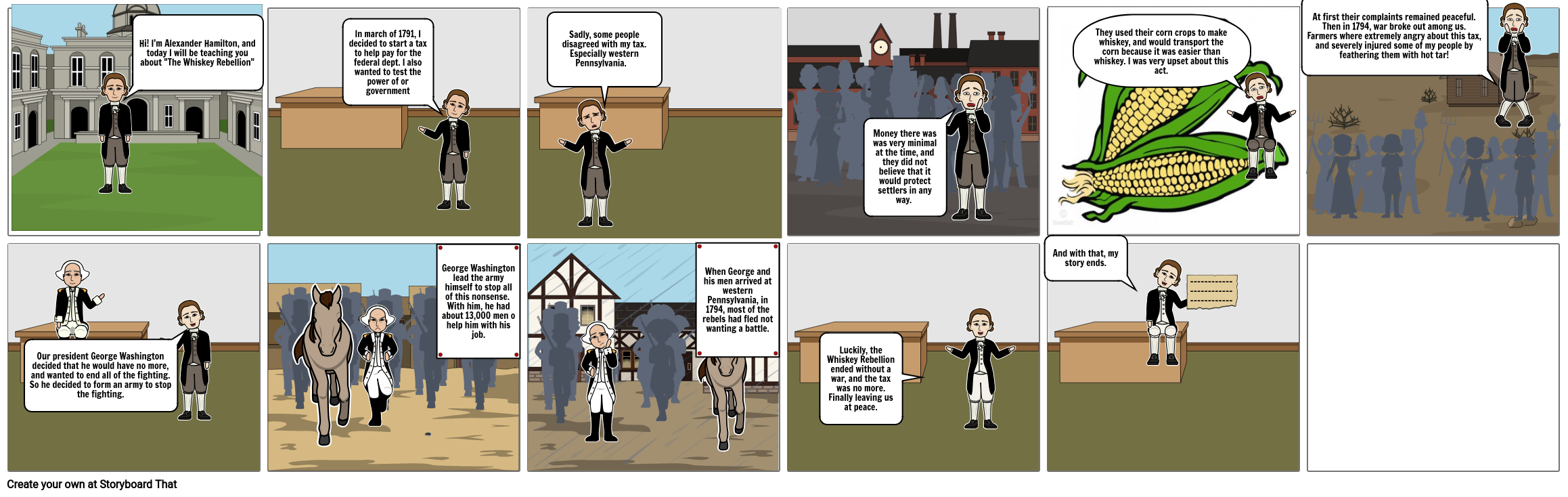 whiskey rebellion Storyboard by evelynvandemeer