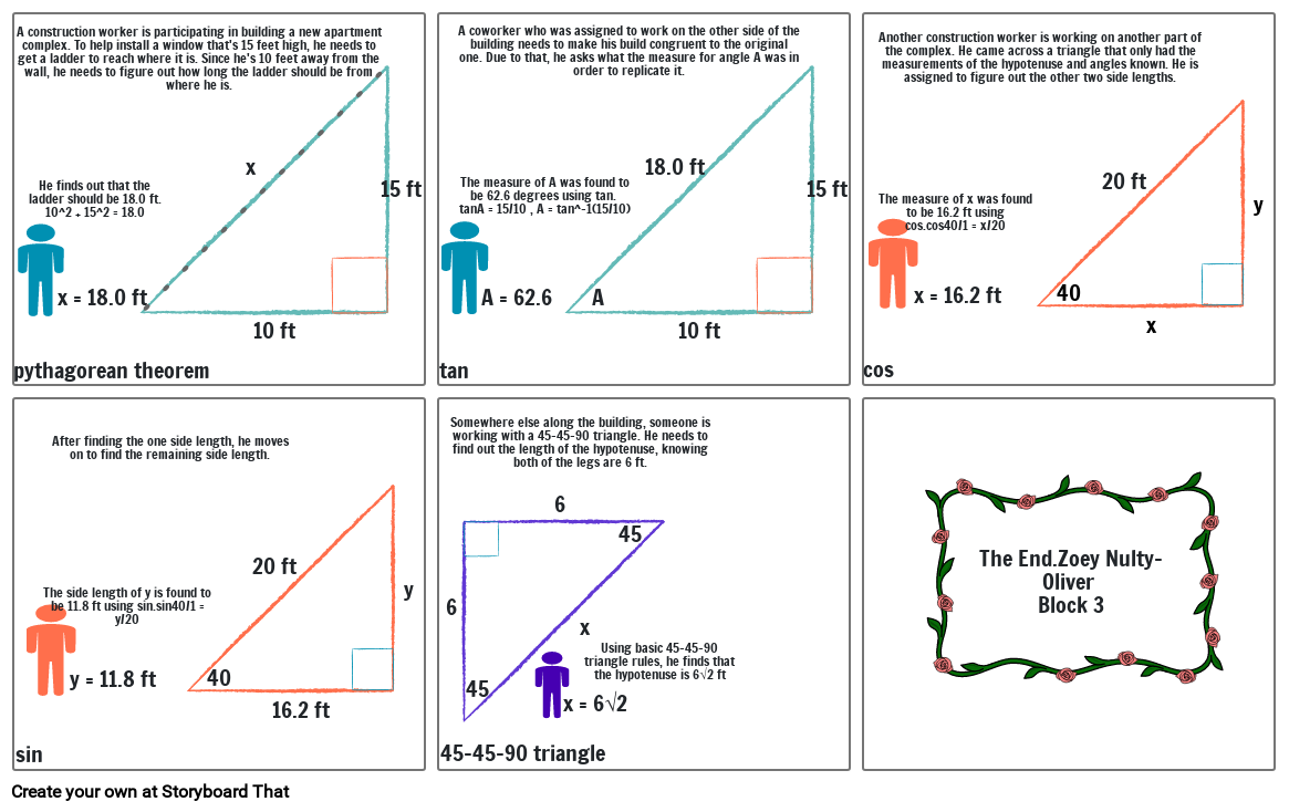 Geometry Triangle Project Storyboard by f01c5d06