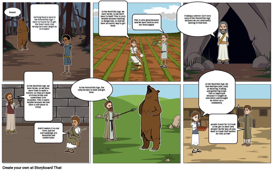 neolithic age Storyboard by f0526a9d