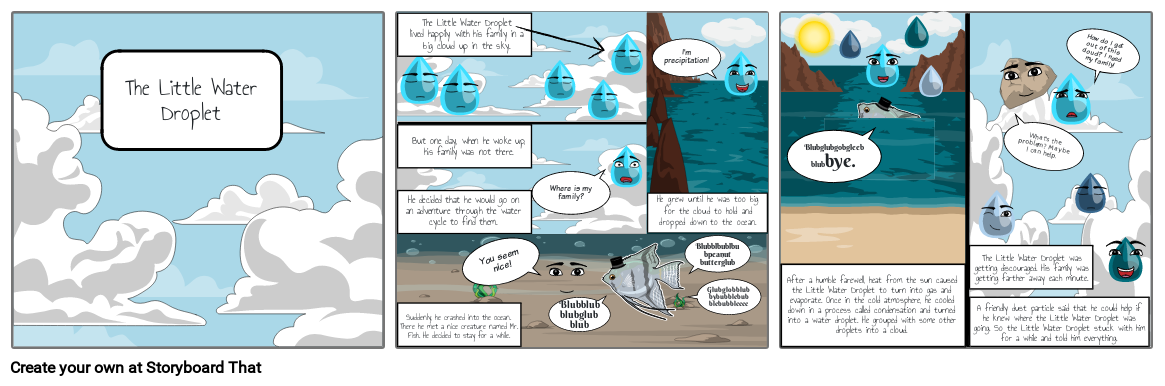 Water Cycle Part 1 Storyboard par f05c0e49