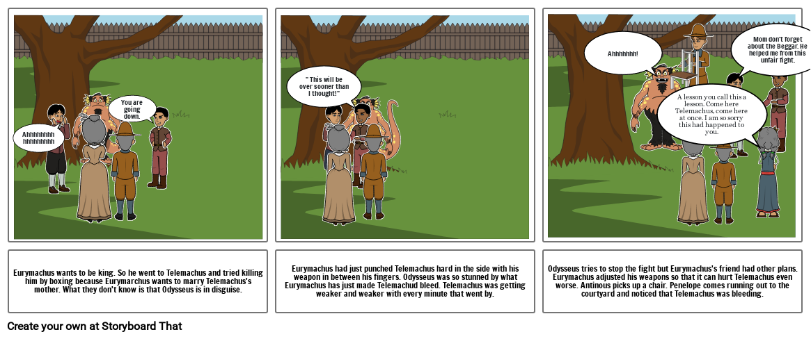 The Odyssey Comic Strip Storyboard By F062b097