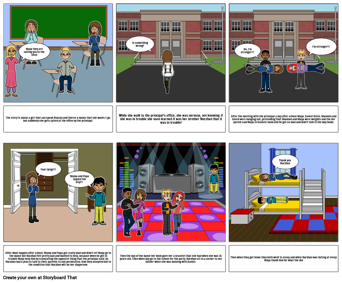 My favorite chaperone Storyboard por f069f74a