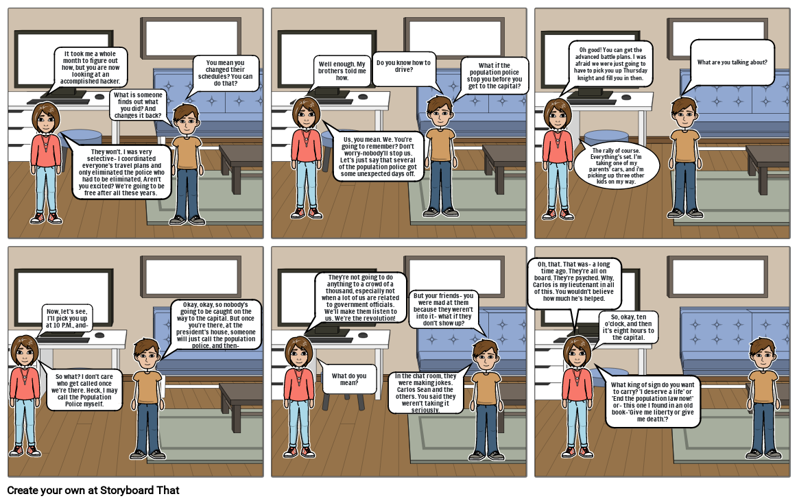 Among The Hidden Comic Strip Storyboard par f06aa723