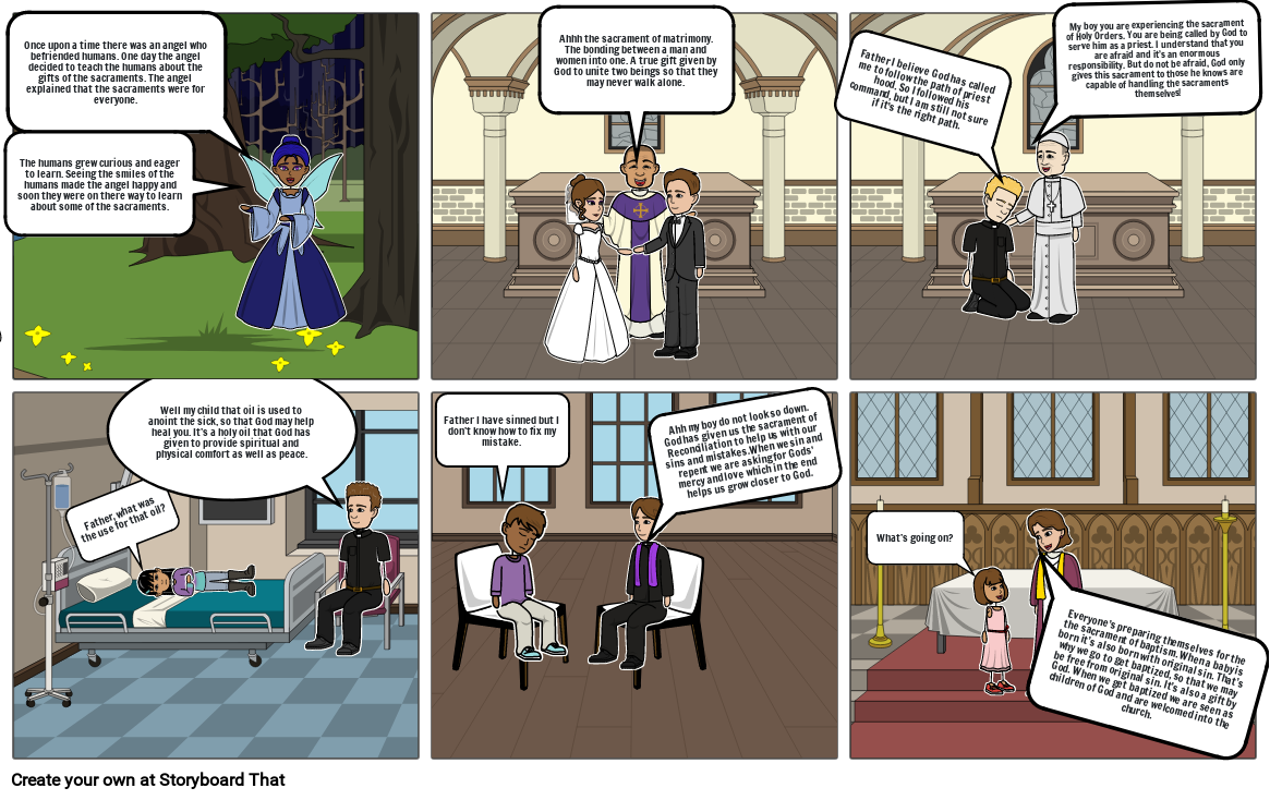 Sacraments Storyboard by f07b0ace