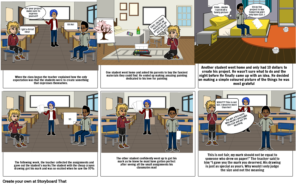 Modern Parable Storyboard by f091aa62