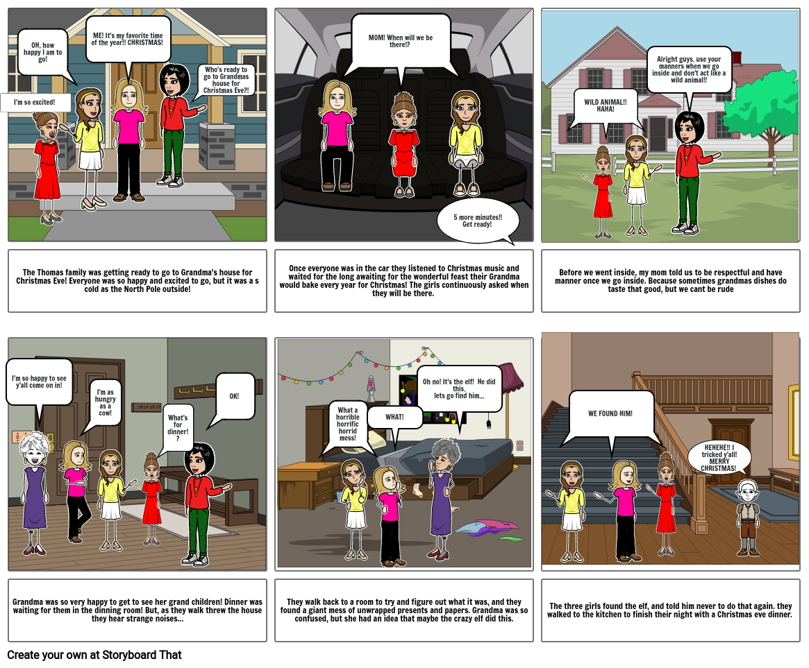Christmas Eve Storyboard by f0e77939