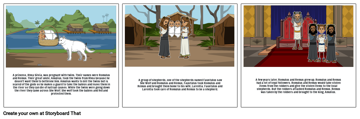 rome myth Storyboard por f1303836