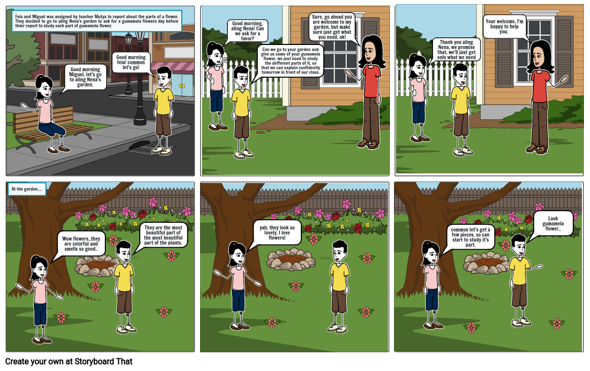 PArts of a flower Storyboard por f1b2f866