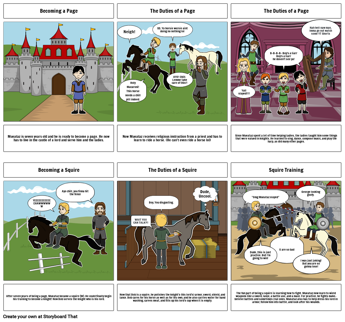 Knight Storyboard por f1d9bb21