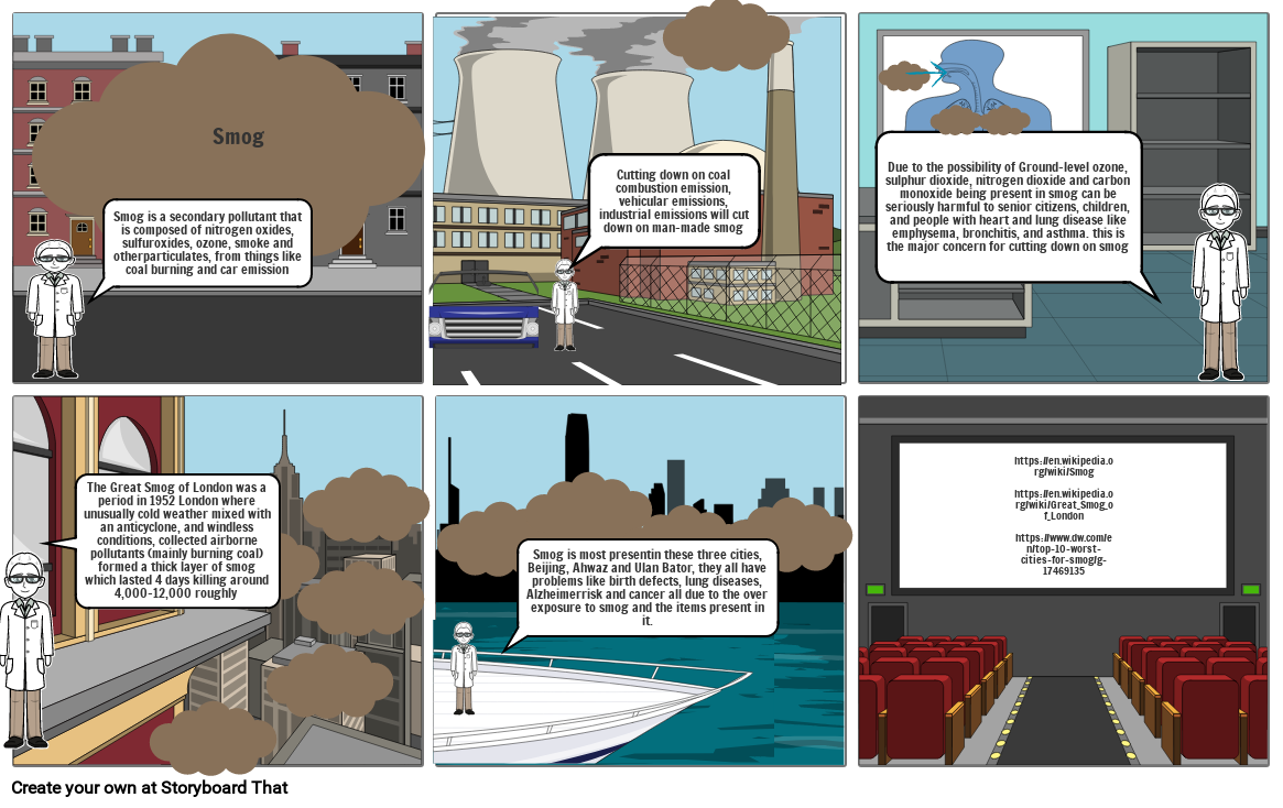 AIR POLUTION Storyboard por f1f35cf7