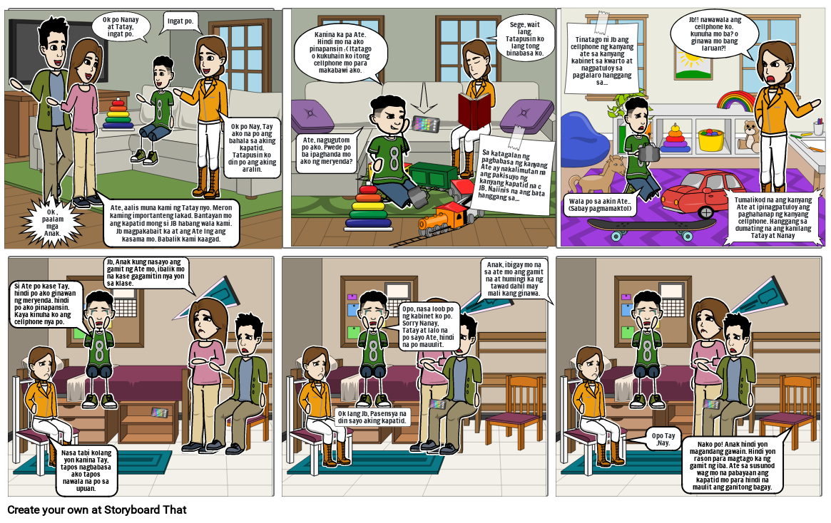 Pagsunod at Paggalang sa mga Magulang at Nakatatanda