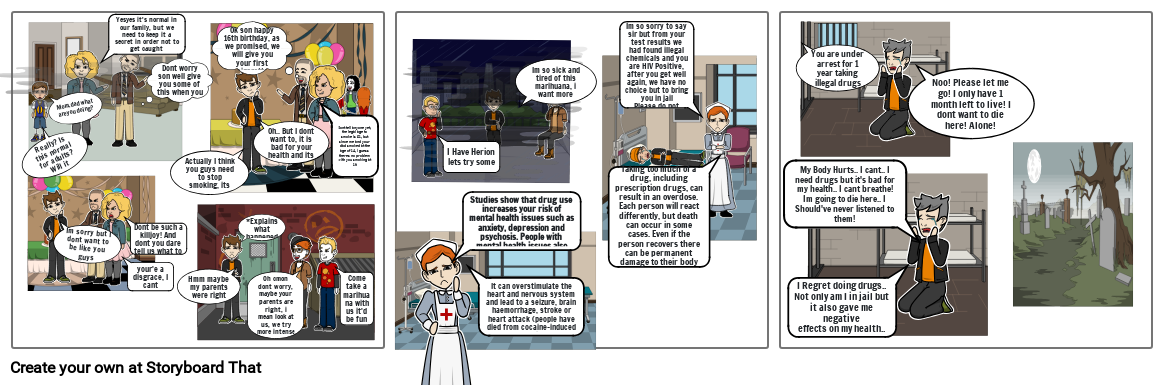 The effects of Gateway Drugs Storyboard par f22145c7