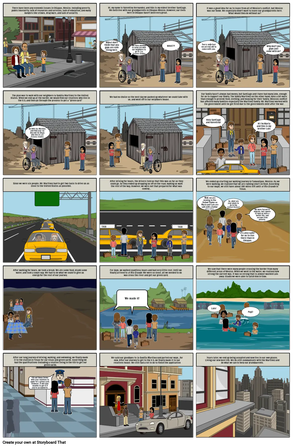 My Migration Story Storyboard by f35286b1