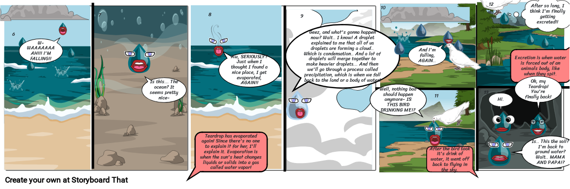 Water Cycle Part 2 Storyboard par f4021698