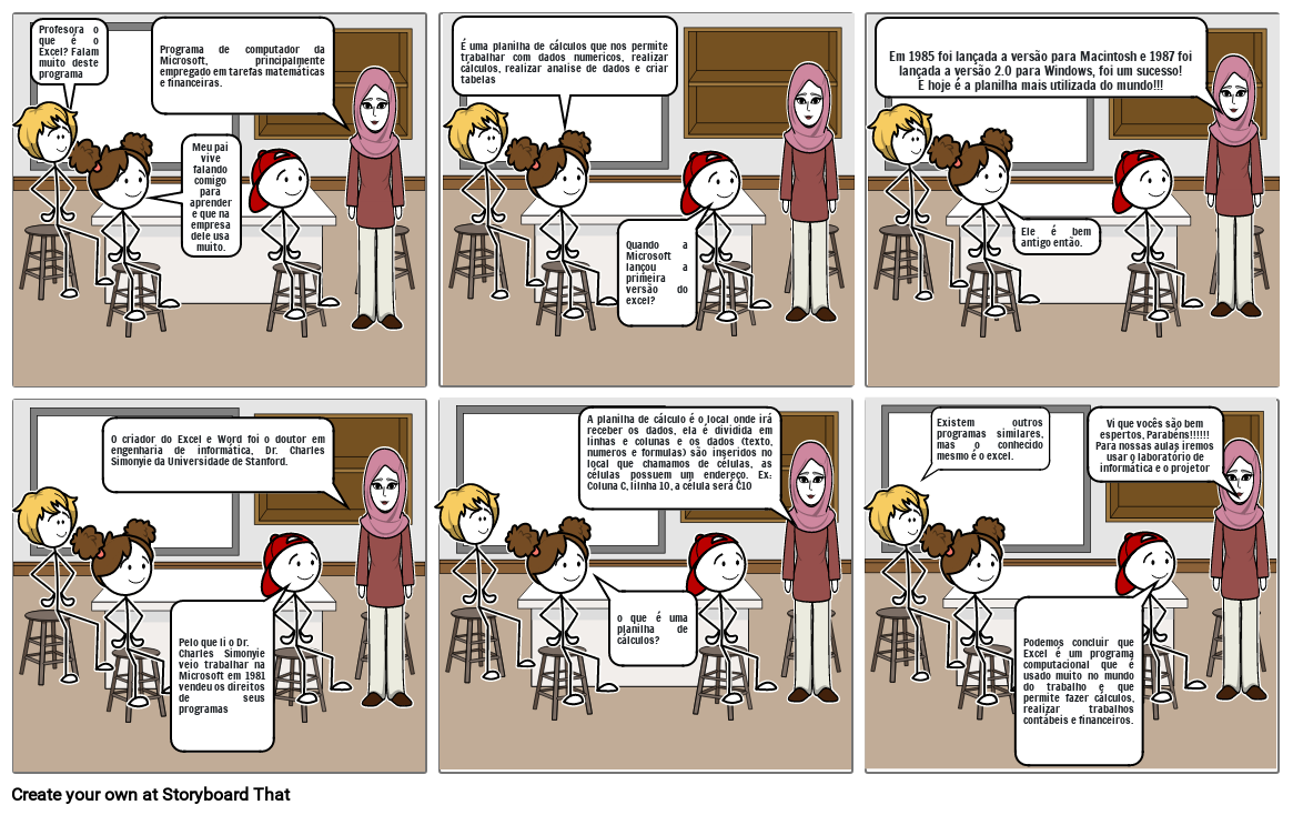 EXCEL Storyboard by f4042b8b