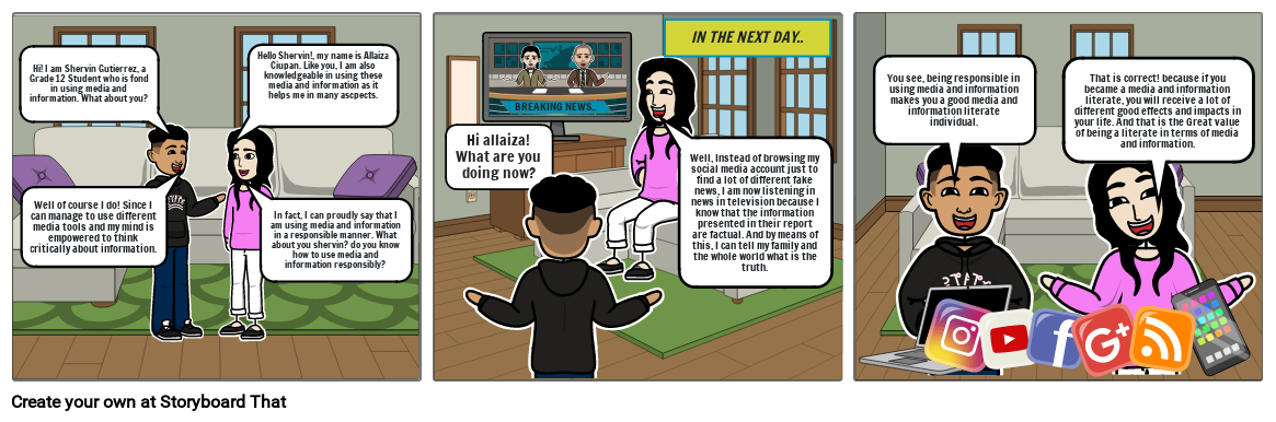 MEDIA AND INFORMATION LITERACY Storyboard por f4475d23